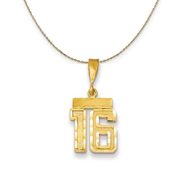 Black Bow Jewelry Co. | Jewelry | 4k Yellow Gold Varsity Sm Dc Necklace ...